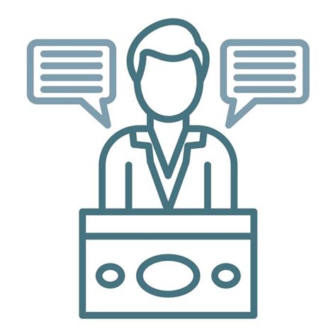 Premium Vector Speech Flat Illustration