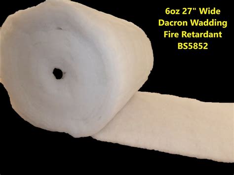 Polyester Wadding Dacron 6oz Upholstery Quilting Batting 27 Wide Ellbee Fabrics