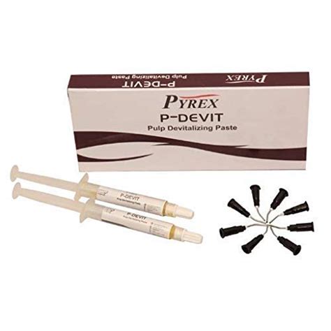 Pyrax Pulp Devitalizing Paste P Devit 2 Syringes Of 3 G