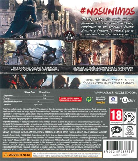 Assassins Creed Unity 2014 Box Cover Art Mobygames