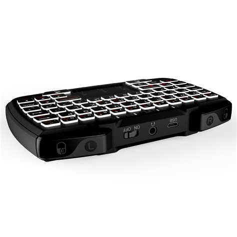 rii rk707 2 4ghz wireless keyboard game controller with 62 keys mouse