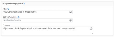 Handling Remote Push Notifications From Onesignal In React Native