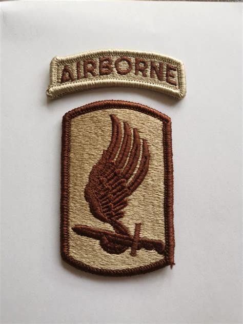 Us Army 173rd Airborne Brigade Desert Patch Hobbies And Toys
