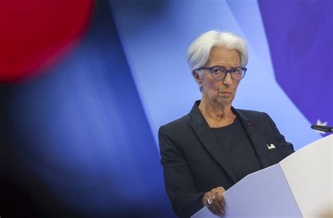 Christine Lagarde Presidente Della Banca Centrale Europea Critica Le Questioni Ambientali Per