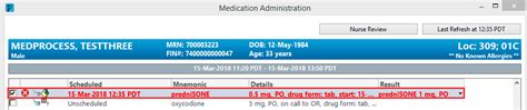 Closed Loop Medication Administration Workflow