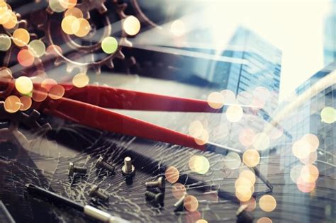 Premium Photo Broken Phone Screen Cracked Mobilephone Repairing