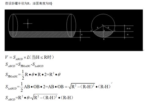 怎么用Excel电子表格计算卧式油罐还有几吨油呢求高手帮我卧式油罐容积计算公式 3D溜溜网