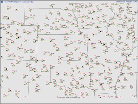Reading A Surface Weather Map United States Map