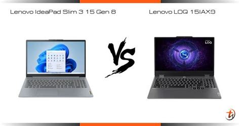 Banding Lenovo Ideapad Slim Gen Dan Lenovo Loq Iax Spesifikasi Dan Harga Di Malaysia