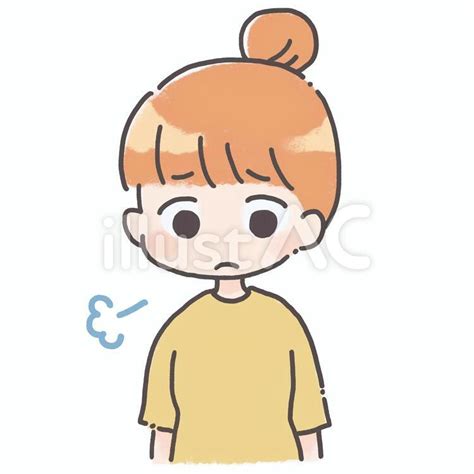 がっかりする女性 イラストイラスト No 1772770｜無料イラスト・フリー素材なら「イラストac」