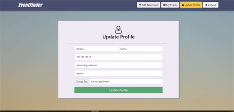 GitHub Berkaygeyik Event Management System Frontend