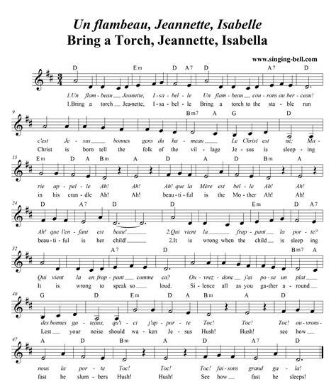 Bring A Torch Jeanette Isabella Free Christmas Carols