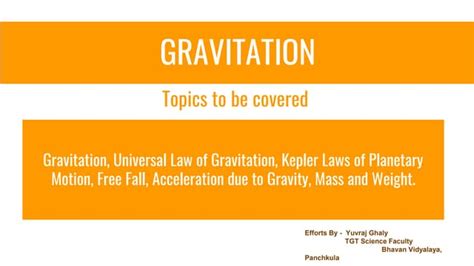 Class 9 Gravitation Pptx Geology Science