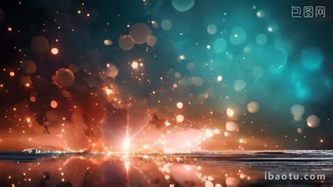 Golden Yellow Gradient Light And Shadow Particle Background Video Video Mp4 Template Free