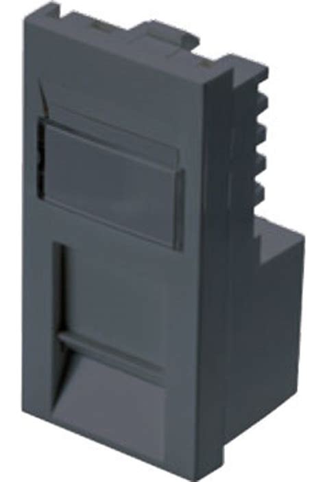 Buy Excel 100 276 Ge Office Cat6 Utp Unscreened Low Profile Rj45 Euro Module Grey Comms Express