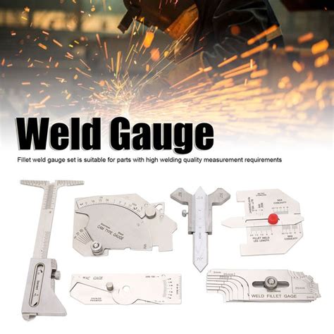 Welding Gauge Weld Inspection Gage Weld Seam Beadfilletcrown Test