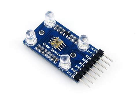 Waveshare Tcs3200 Full Color Sensor Module Color Recognition Matching