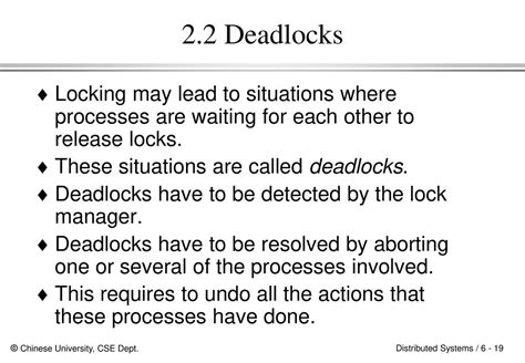 Distributed Systems Topic 6 Concurrency Control Dr Michael R Lyu Ppt Download