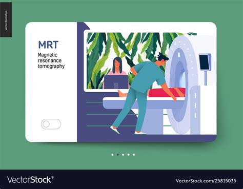 Medical Tests Template Mrt Royalty Free Vector Image