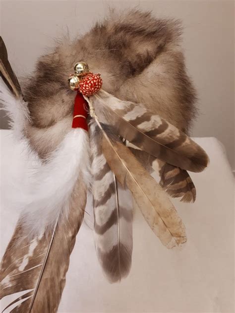 A Warrior Cap Made Of Wolves Fur