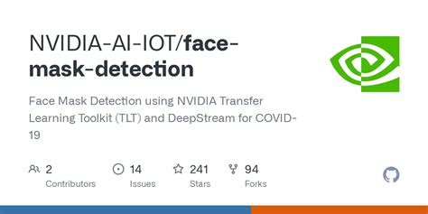 Github Nvidia Ai Iotface Mask Detection Face Mask Detection Using