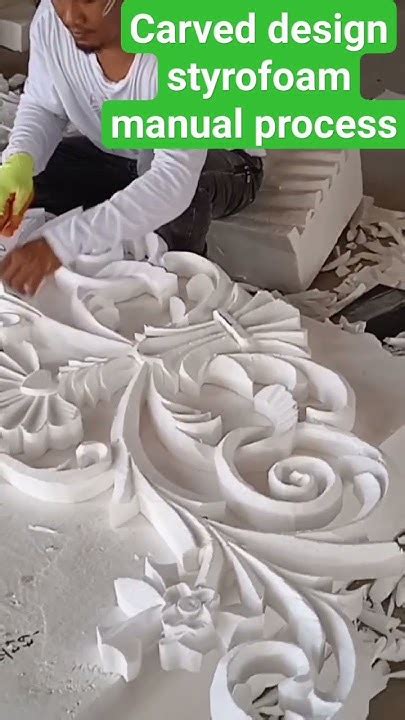 Carvingdesign Styrofoam Manual Process Youtube