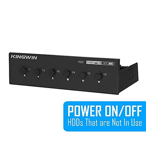 Kingwin Hard Drive Power Switch For 6 Hdds