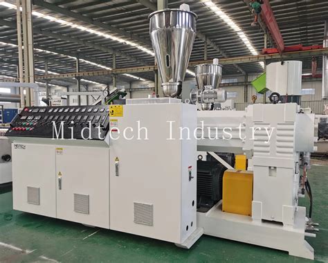 Used Window Frame Profile Extruder Plastic Production Line