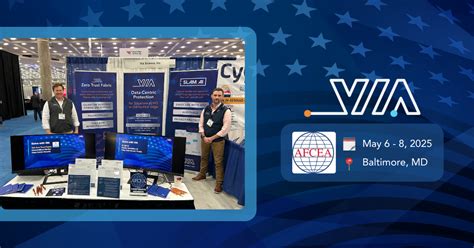 Via Exhibiting At Afcea Technet Cyber 2025 In Baltimore Md Via