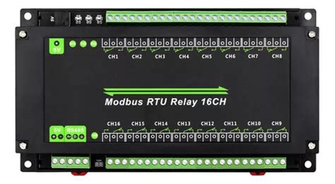 Módulo De Relé Modbus Rtu 16 Ch Circuitos De Interface Rs48