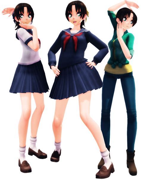 [detective Conan Mmd] Kazuha Toyama Model Dl By Rymoka On Deviantart