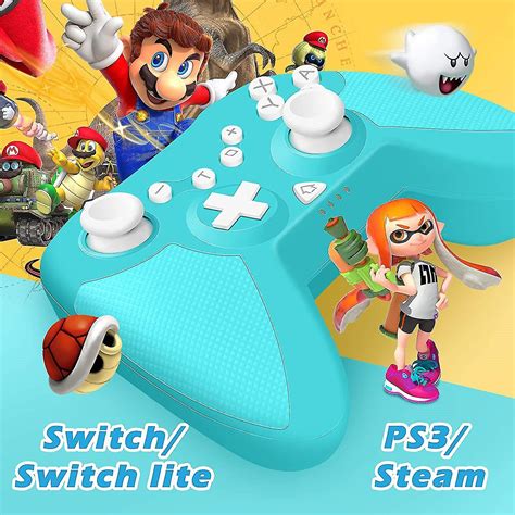 Controller Switch 6 Axis Sensor Dualshock Turbo Wireless Bluetooth Non