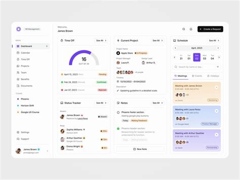 hr management alignui design system in 2024 app design layout hr