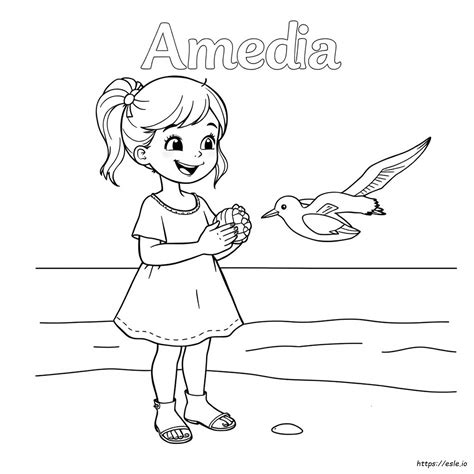 Amanda Coloring Pages