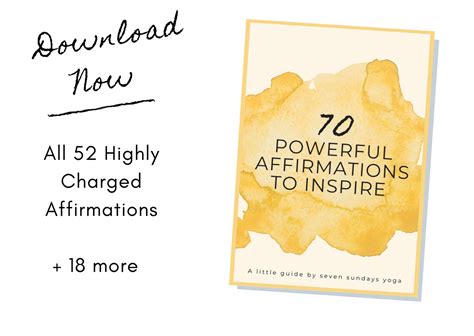 52 Powerful Affirmations To Inspire And Motivate You In 2020 — 7sy