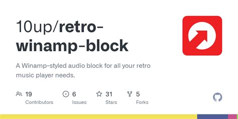 Github 10upretro Winamp Block A Winamp Styled Audio Block For All