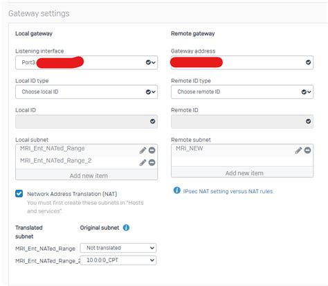 Route Site To Site VPN Over Different ISP Discussions Sophos