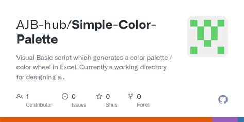 Simple Color Palette PythonWheel Ipynb At Main AJB Hub Simple Color