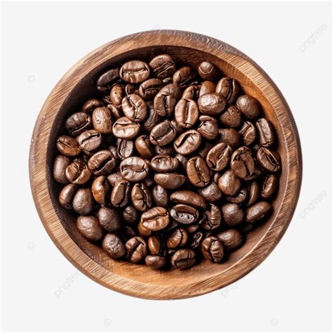 나무 그릇에 담긴 엑셀사 커피 콩 커피 콩 커피 콩 Png 일러스트 및 이미지 에 대한 무료 다운로드 Pngtree