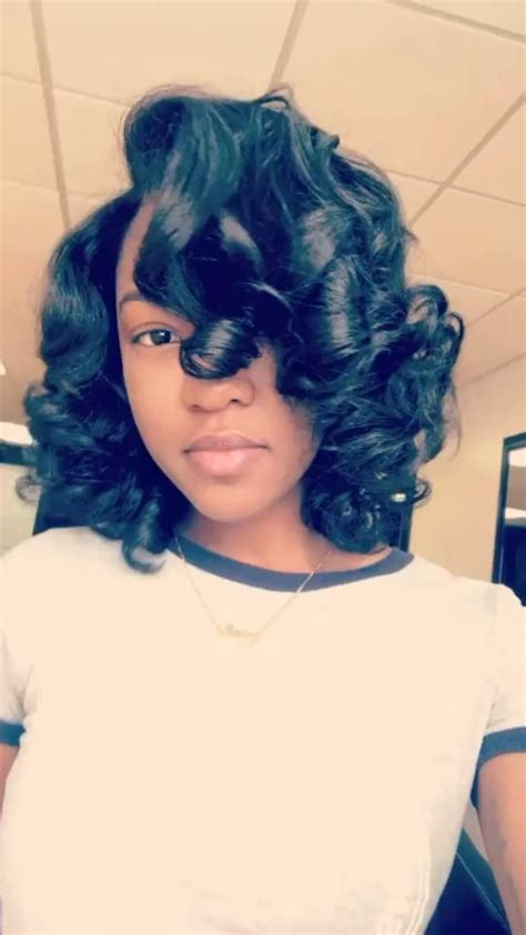 Silk Press Curls On Natural Hair Pressed Natural Hair Silk Press