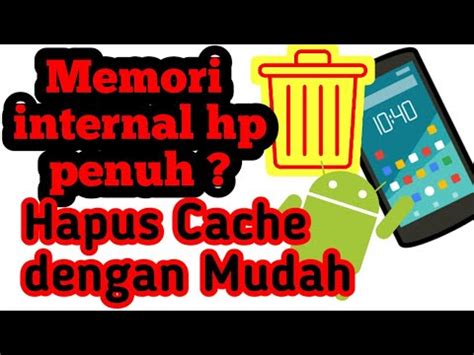 CARA MENGHAPUS CACHE DI HP VIVO ANDROID YouTube
