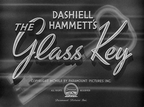 The Glass Key Blu Ray Veronica Lake