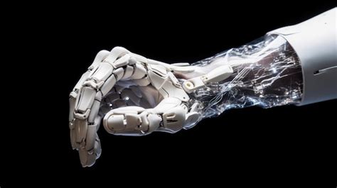 Premium Photo Intricate Robotic Fist In Fist Bump With Human