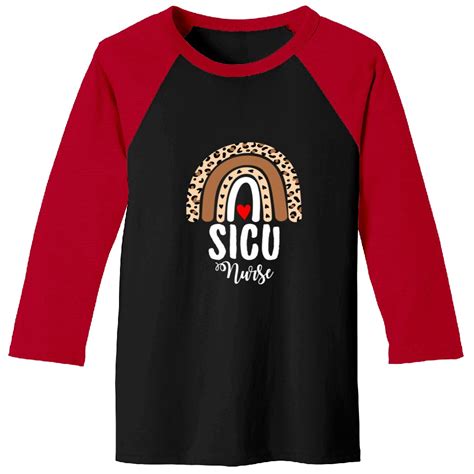 Sicu Squad Surgical Icu Nurses Intensive Graduation 3 Baseball Tees