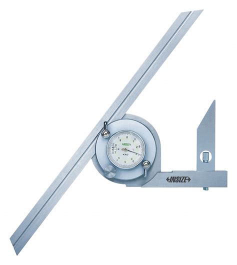 Insize 0° To 360° Range 5 Min Graduations Bevel Protractor 462y03