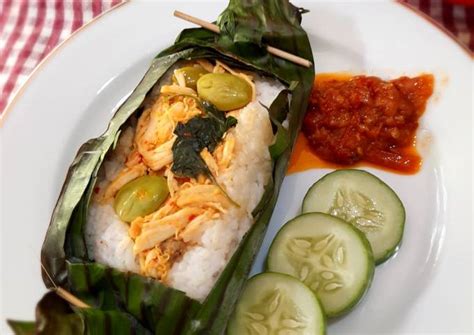 Resep Nasi Bakar Ayam Suwir Oleh Yuniz🌻 Cookpad