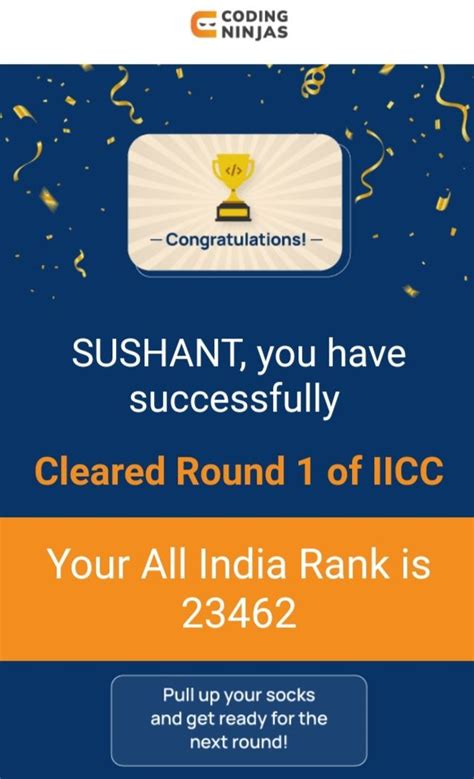 Sushant Upadhyay On Linkedin Iicc Aicte Codingninjas Share Connections