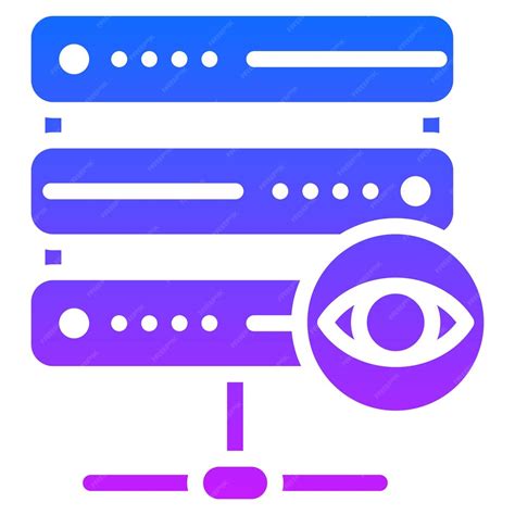 Premium Vector Database Vision Vector Illustration