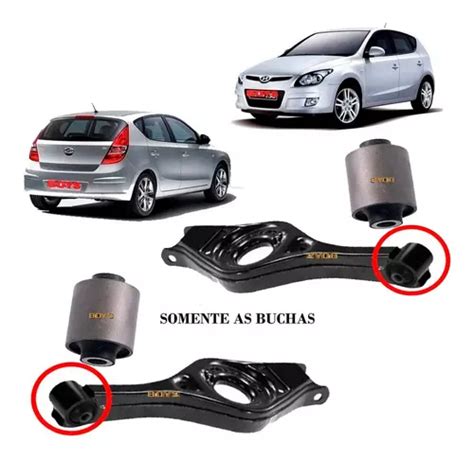 Kit 2 Buchas Da Bandeja Suspensão Traseira Hyundai I30 2011 Parcelamento sem juros