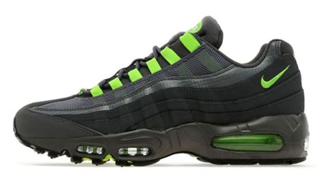 Nike Air Max 95 Jd Sports Exclusive Dark Grey Flash Lime Sole